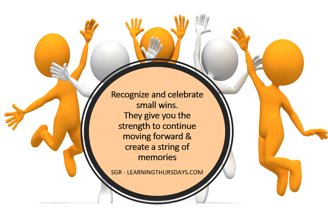 Celebrating small wins... - Learning Thursdays